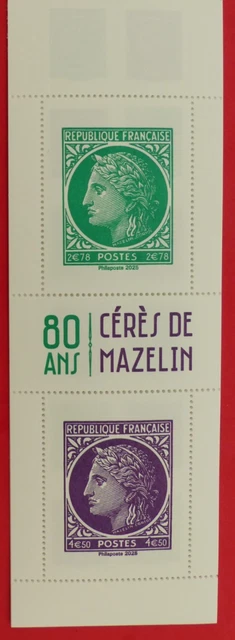 FRANCE 2025 CARNET 1536 - Ceres De Mazellin - Les 2 Timbres Seuls - Ttb*** EUR 19,99 - PicClick FR